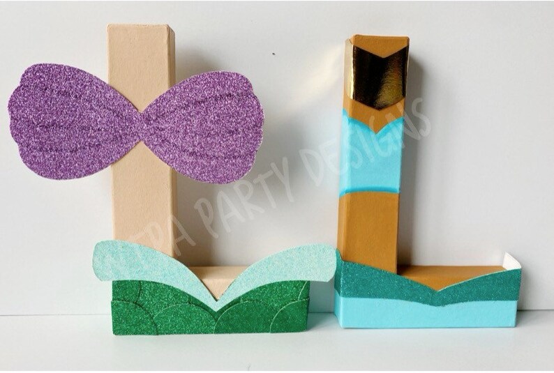 Princess Inspired Letters/princess Party/princess Name Letters - Etsy