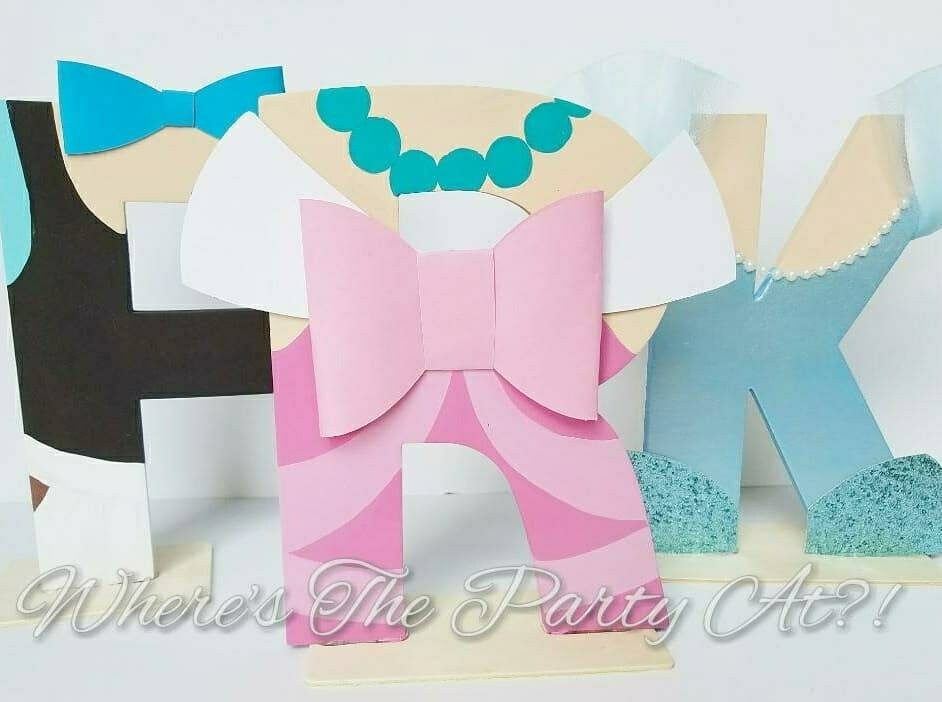 Cinderella Inspired Letter Set/cinderella Party/prince | Etsy