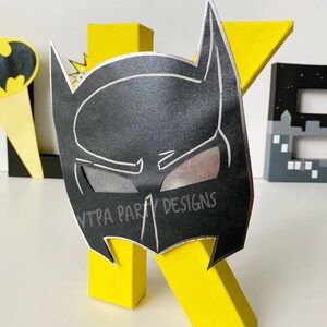 Batman Inspired Letters/superhero Party Letters/ Superhero - Etsy