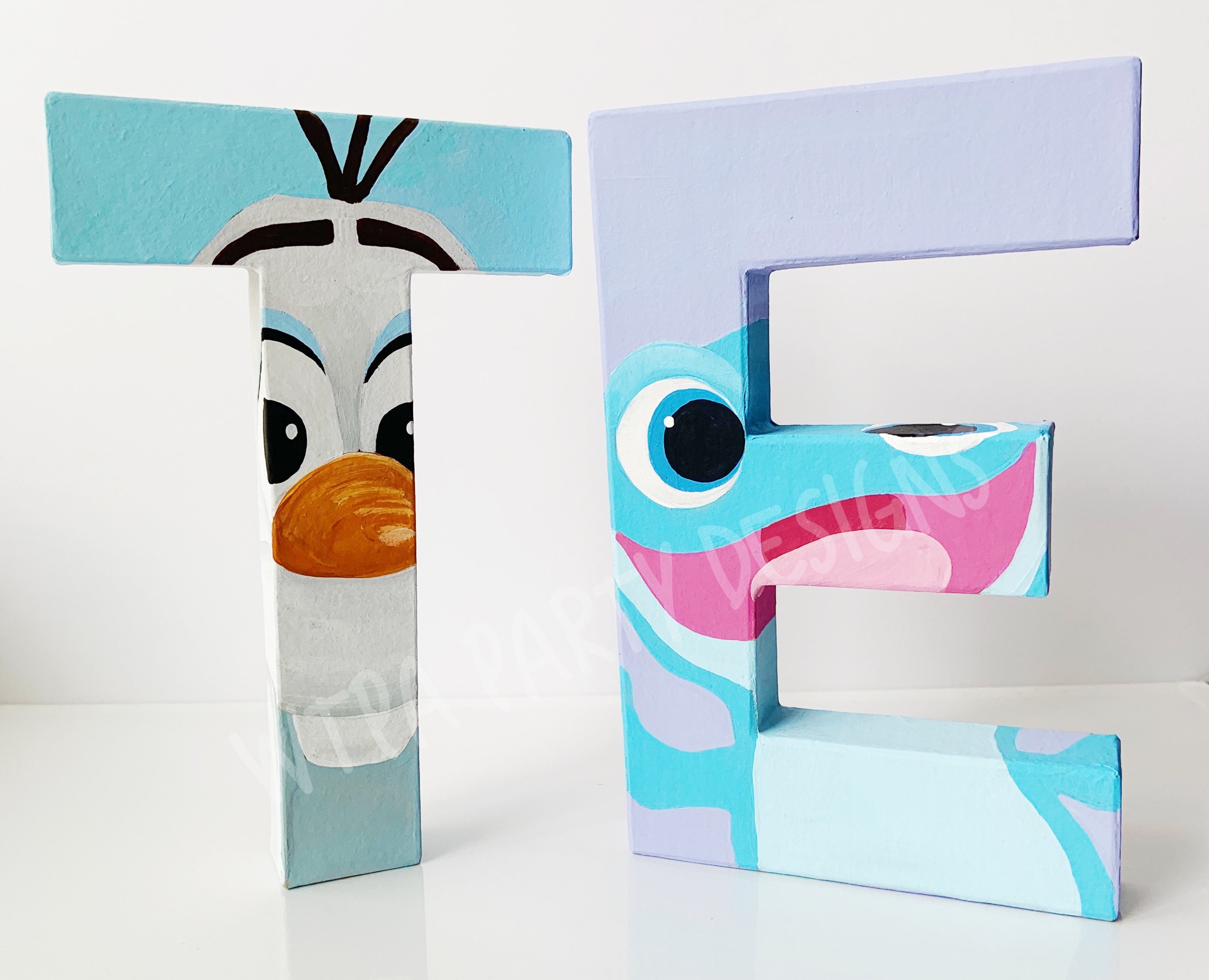 Frozen 2 Inspired Letters/ Frozen Party Decorations/frozen | Etsy