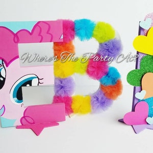 My Little Pony Inspired Name Letters/my Little Pony Party Decorations ...