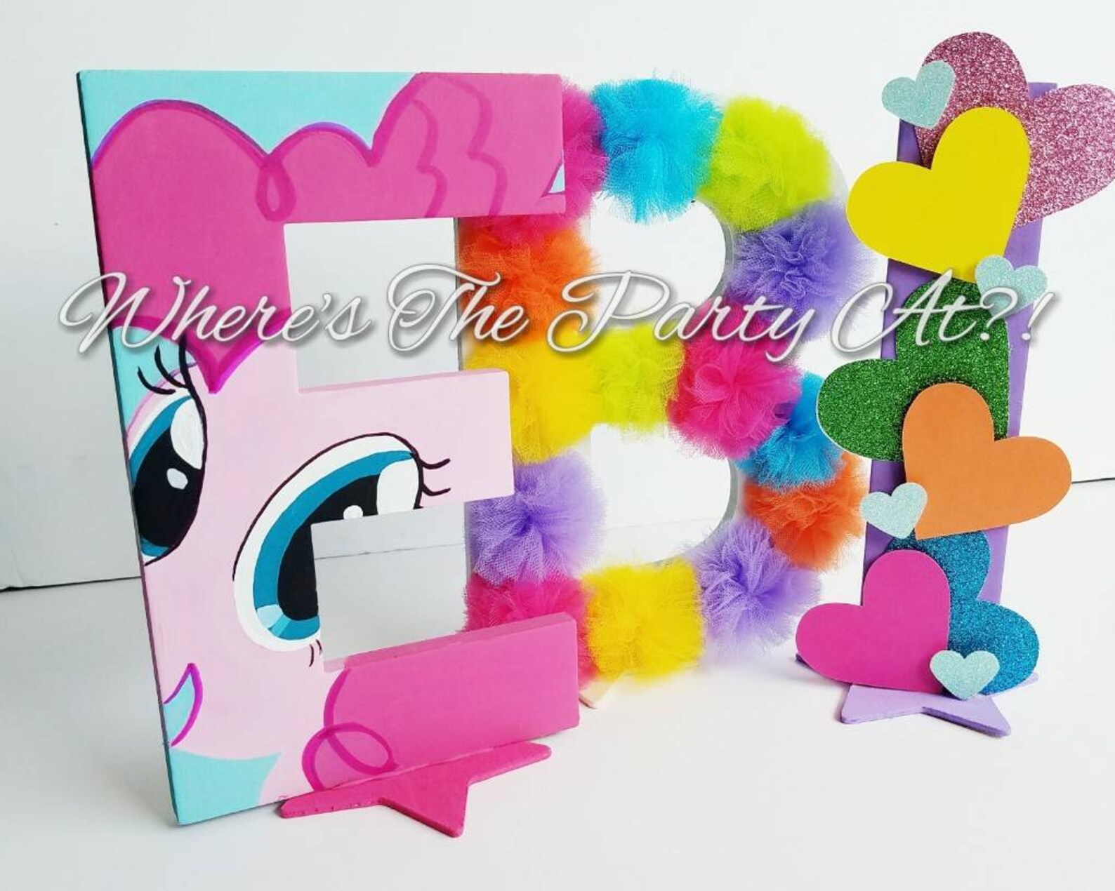 My Little Pony Inspired Name Letters/my Little Pony Party - Etsy