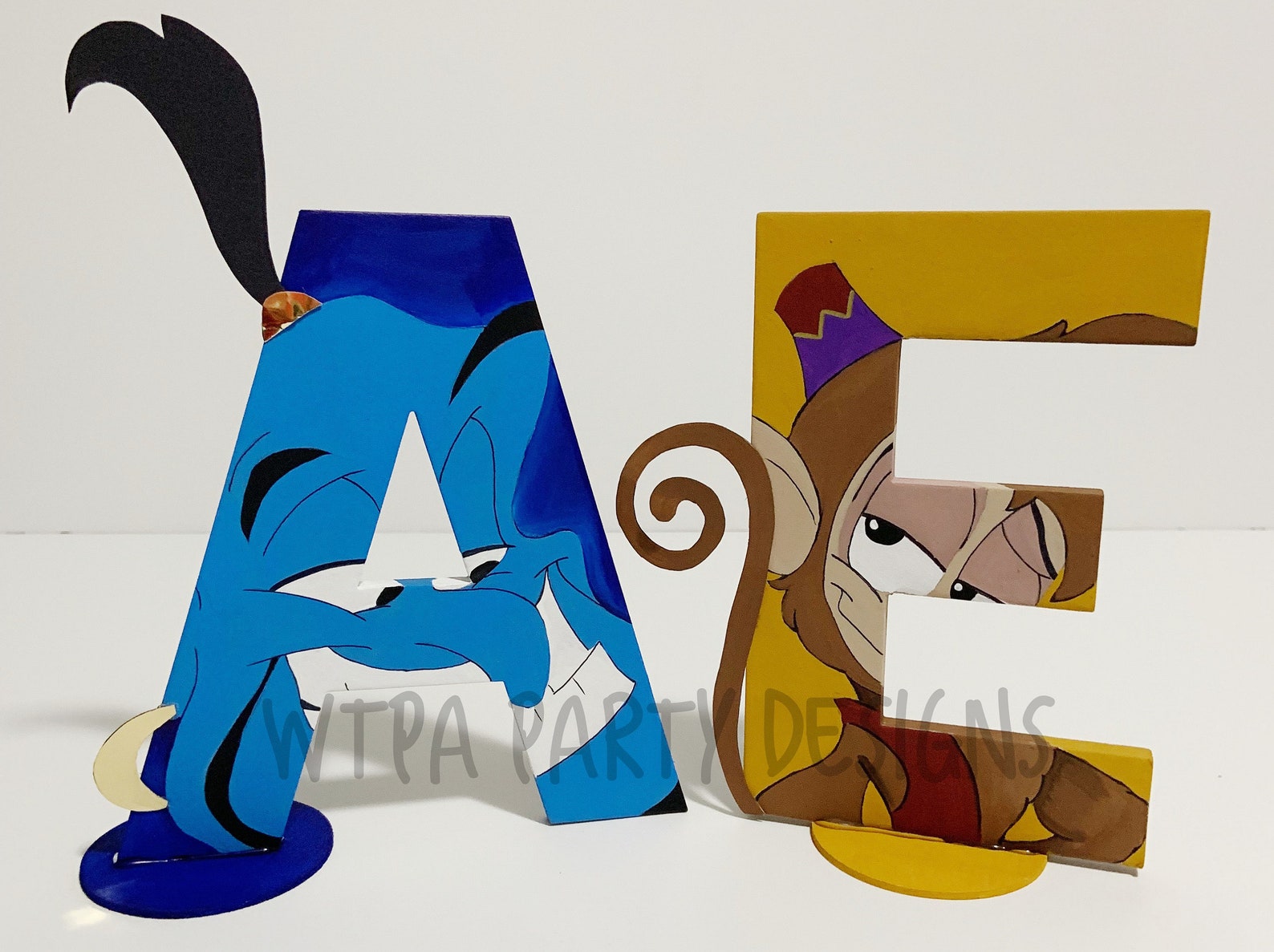 Aladdin Inspired Letters/aladdin/birthday - Etsy