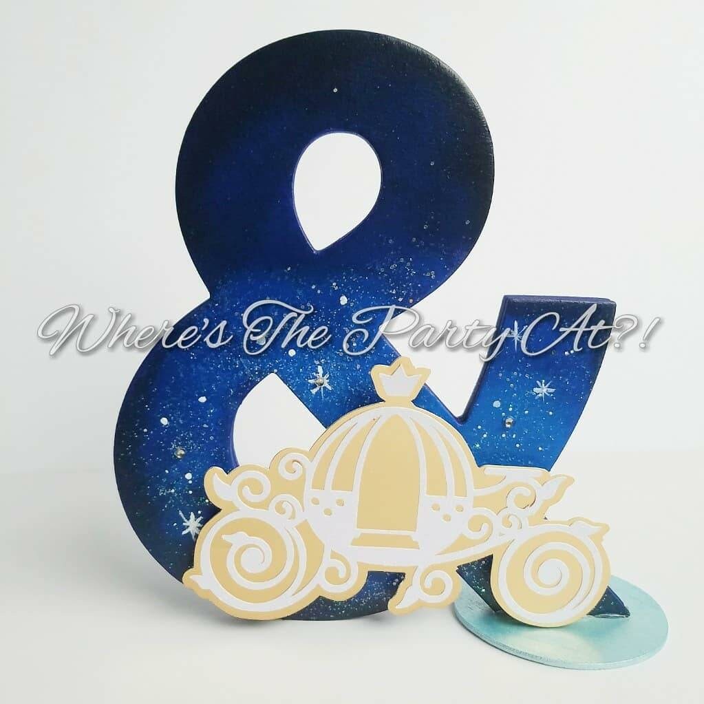 Cinderella Inspired Letter Set/cinderella Party/prince | Etsy
