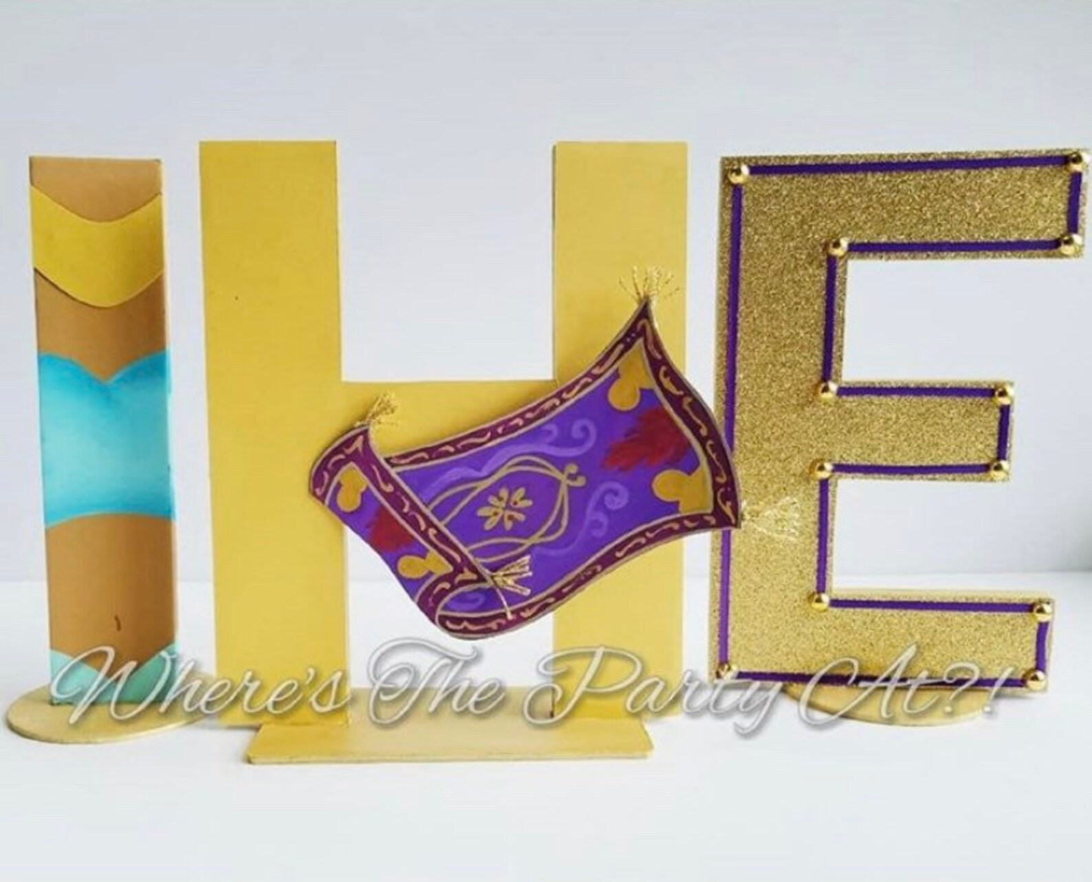 Aladdin Inspired Letters/aladdin/birthday - Etsy