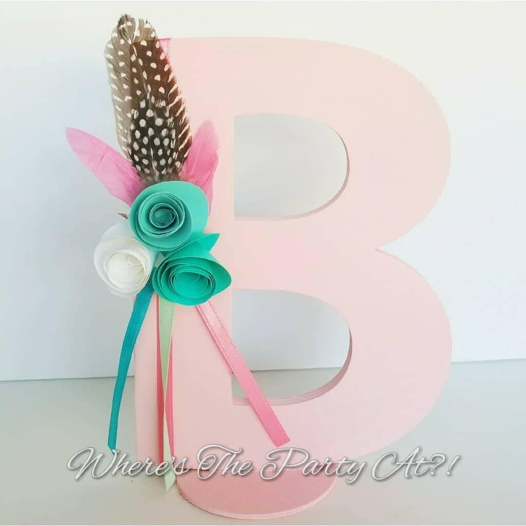 Boho Letters Bohemian theme party decor birthday decor | Etsy