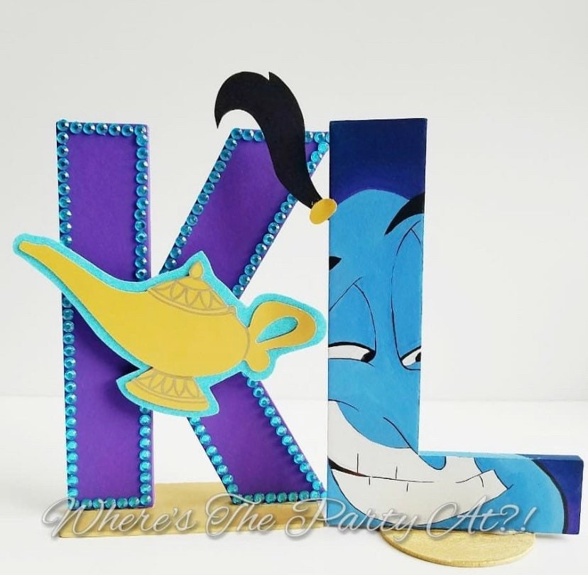 Aladdin Inspired Letters/Aladdin/Birthday | Etsy