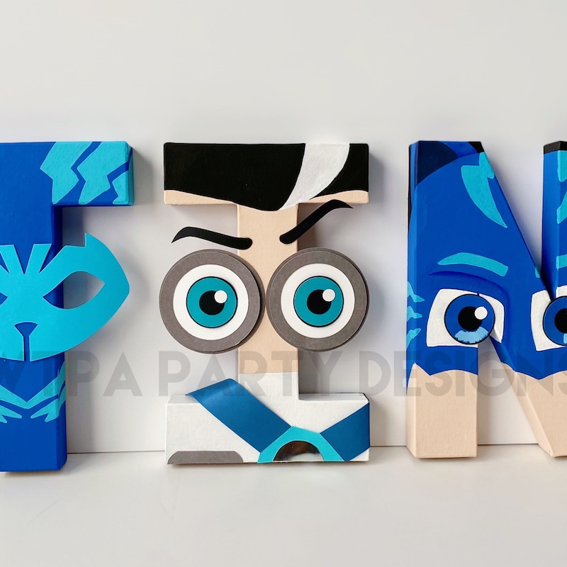 Pj Mask Decorations - Etsy