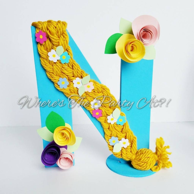 Tangled Inspired Letters/rapunzel/tangled Party/tangled - Etsy