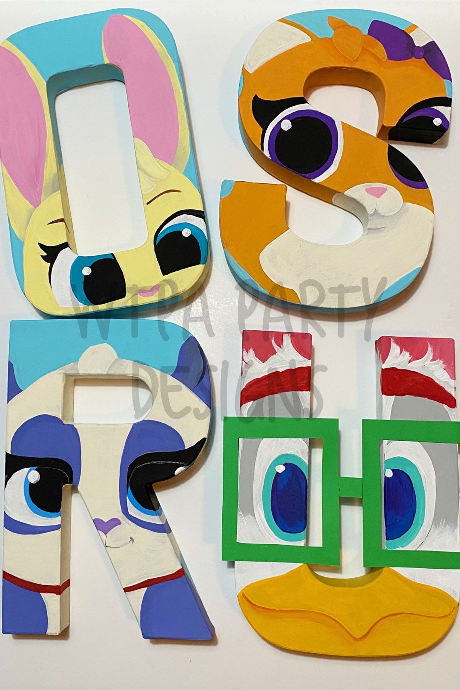 TOTS Inspired Letters/tots Party Decorations/ Tots/tots Party - Etsy