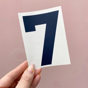 Recycling Bin Number Label, Rubbish Bin Door Number Sticker, Kitchen ...