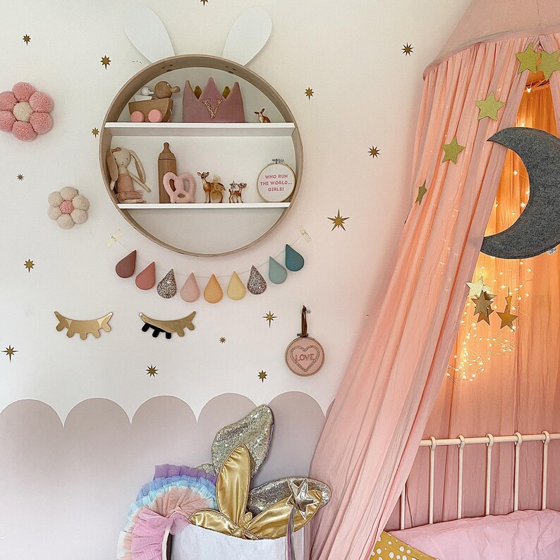 Cluster Star Wall Decals for Kids Rooms, Celestial Wall Stickers ...