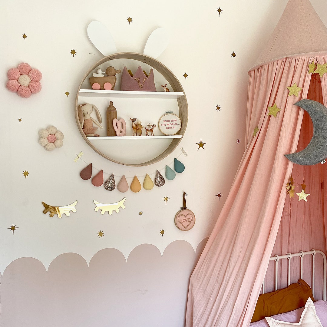 Cluster Star Wall Decals for Kids Rooms, Celestial Wall Stickers ...