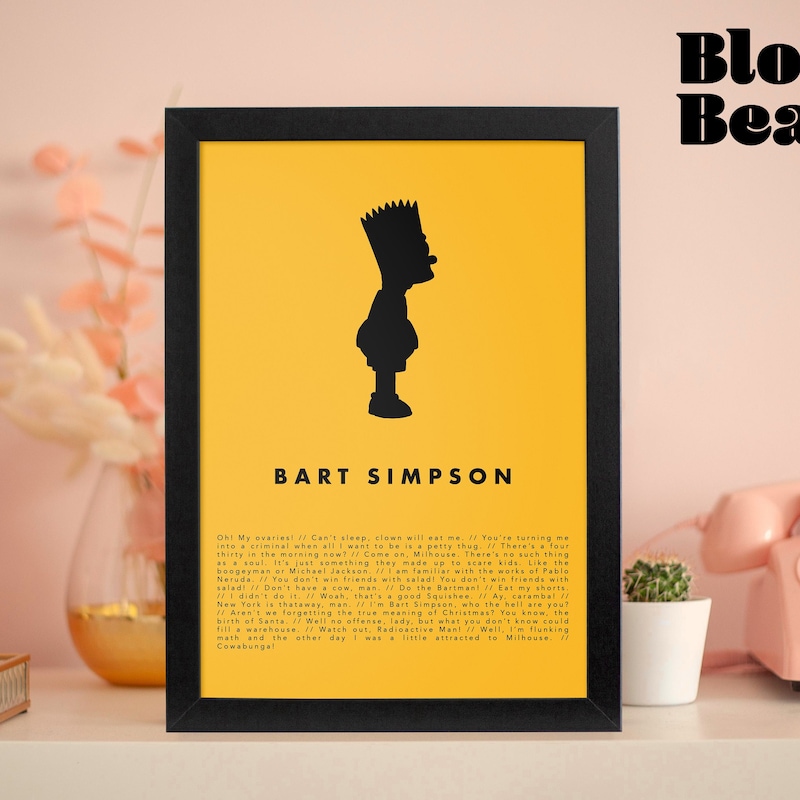 Simpsons Poster - Etsy UK