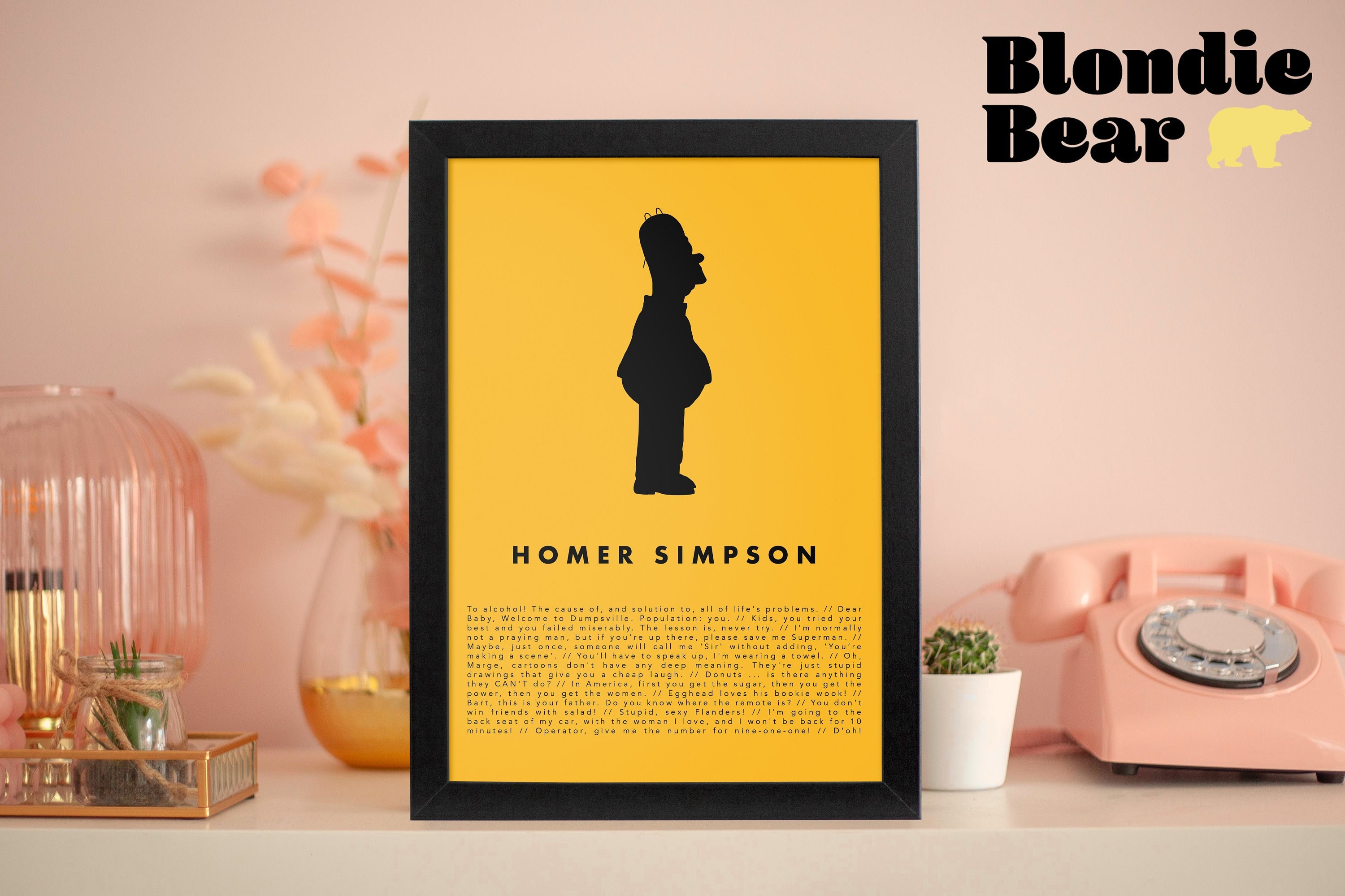 Homer Simpson Poster, The Simpsons, Homer Simpson, Homer Simpson Quotes ...
