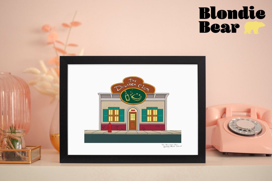 Family Guy Print, the Drunken Clam, Family Guy Print, Family Guy Poster ...