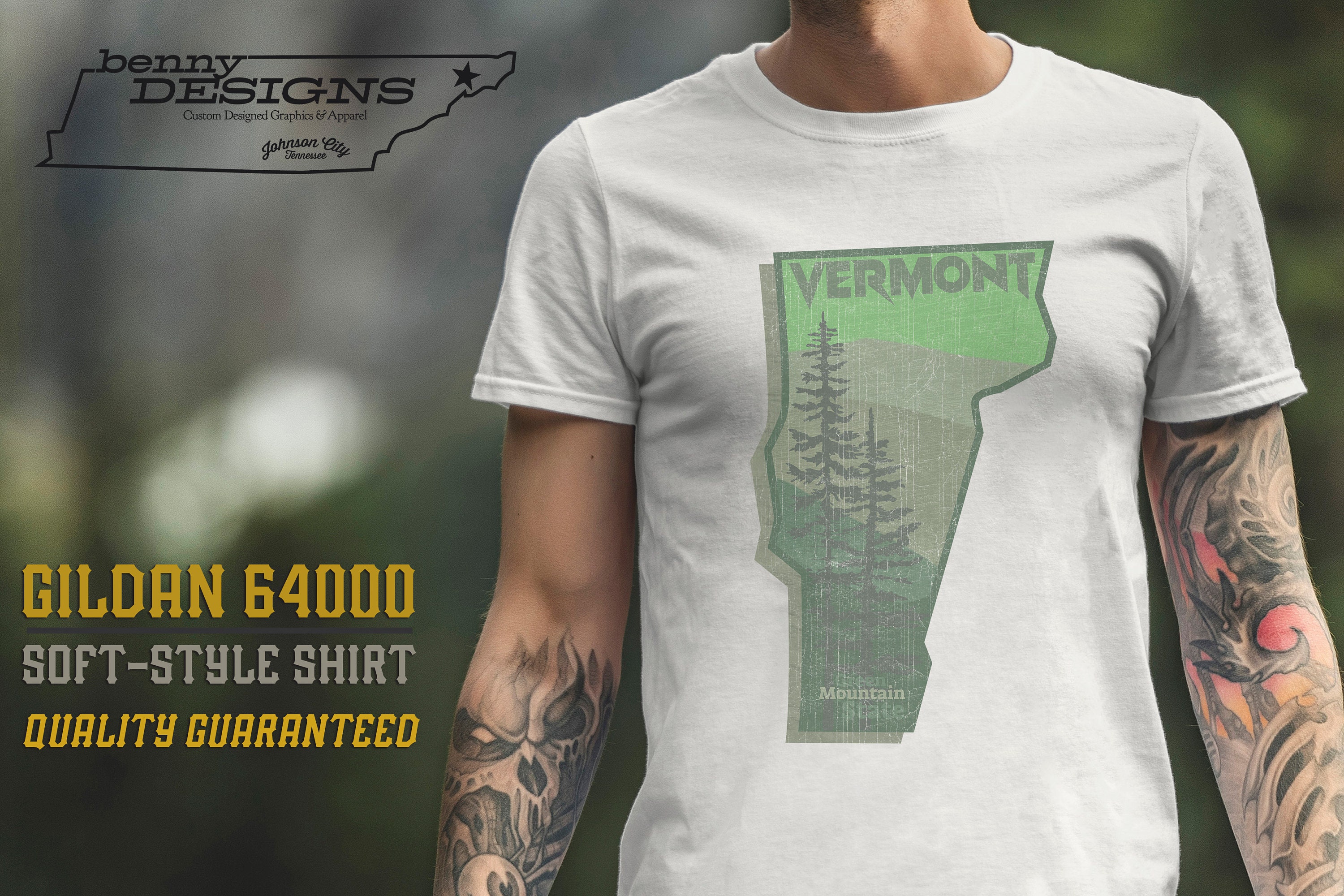 Men's Vermont Shirt, Green Mountain Shirt, Vermont Camping Trip Shirt ...