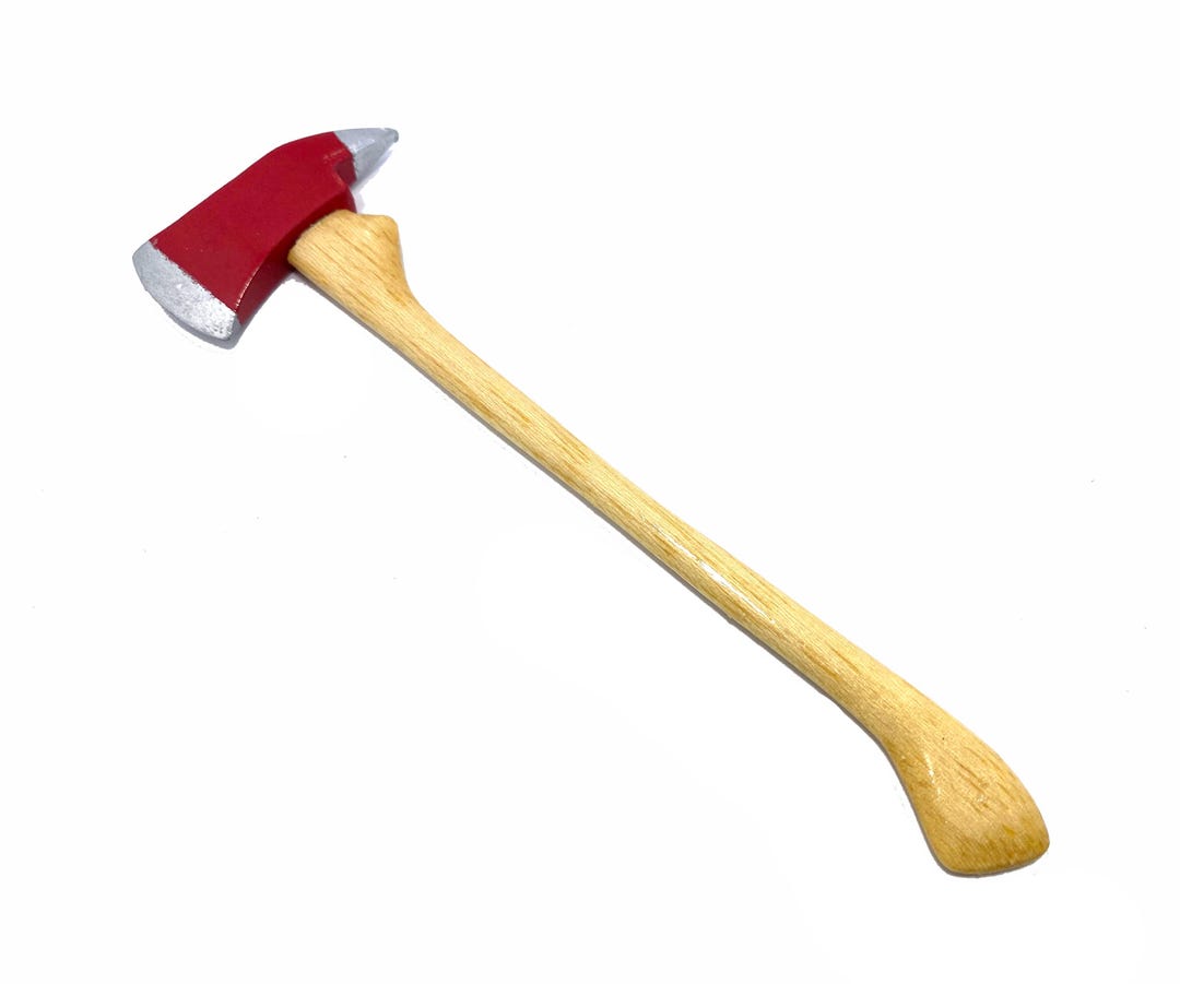 1/6 Scale Custom Fireman Axe Hatchet Handmade Handcraft Firefighter ...