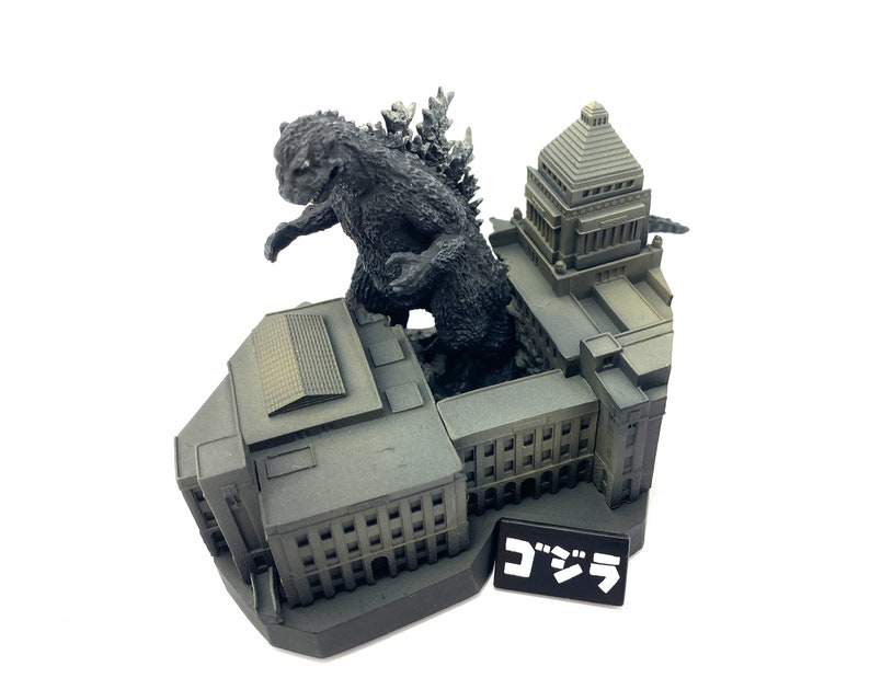 Godzilla 1954 Bandai Complete Works Diorama Mini Figure HG - Etsy