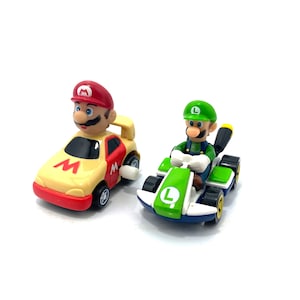 Mario Kart 8 Nintendo Racer Collection Model Toys Figure Mario & Luigi ...