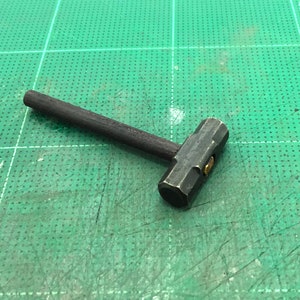 1/6 Scale Custom Made Metal Blacksmith Hammer Handmade Handcraft Mini ...