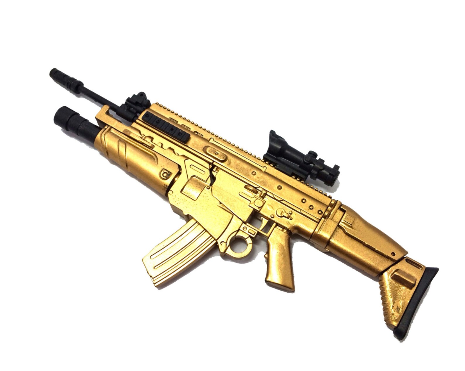 1/6 Scale Custom Made Gold FN Scar Assault Rifle US Army FN | Etsy