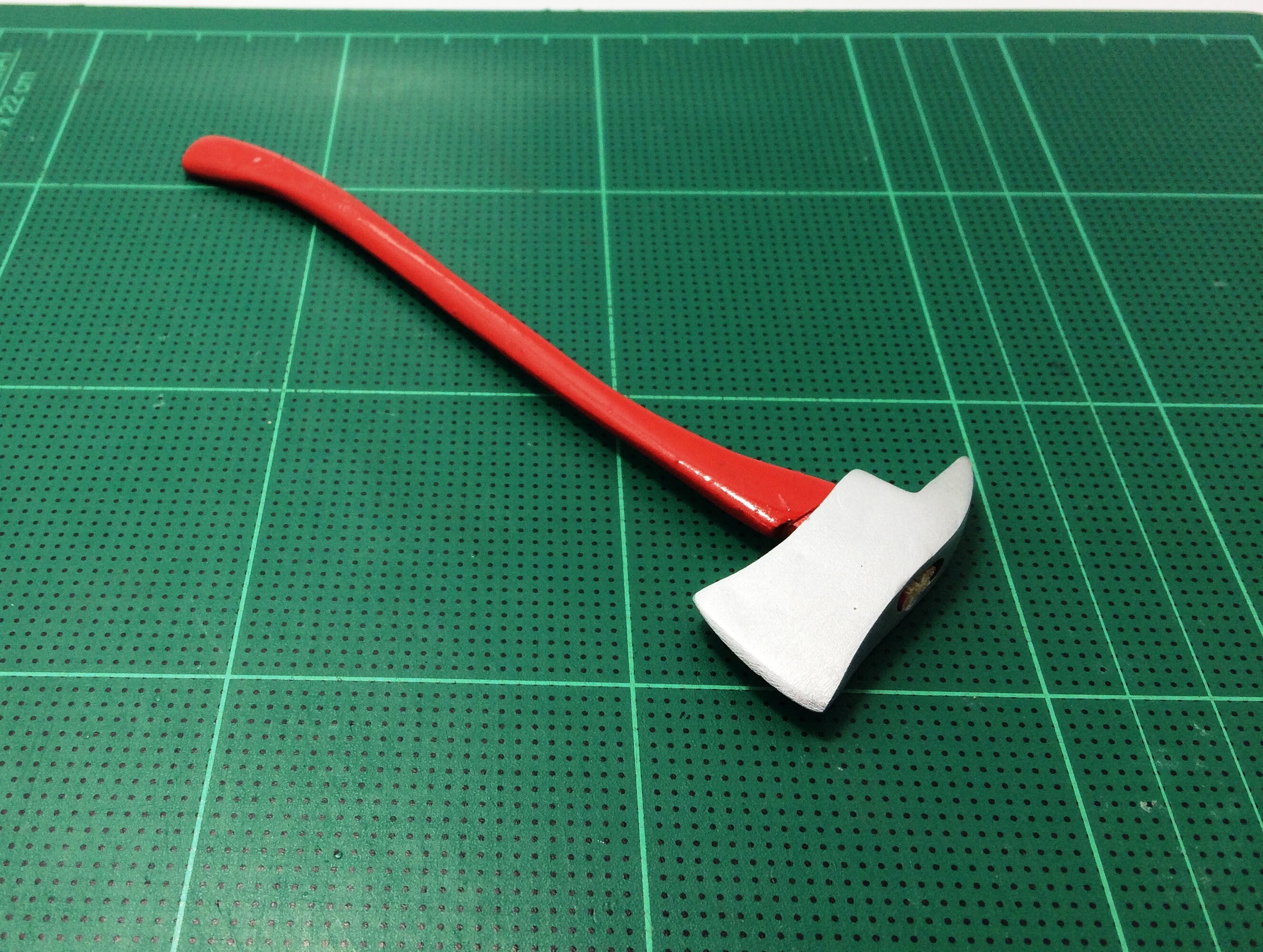 1/6 Scale Custom Made Fireman Axe Red Handle Hatchet Handmade | Etsy
