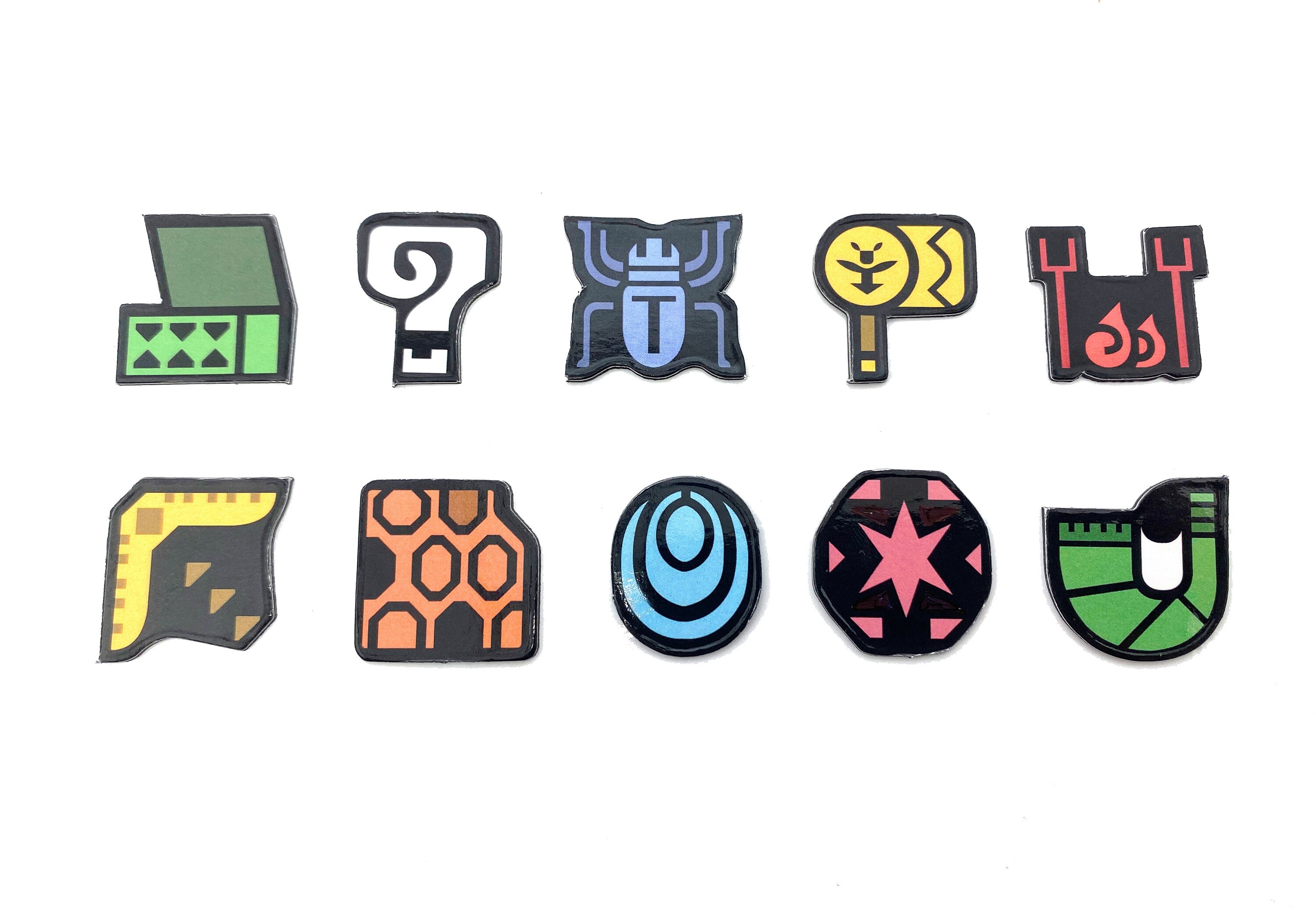 Monster Hunter Custom Made Items Icon Magnet Sticker Fridge | Etsy