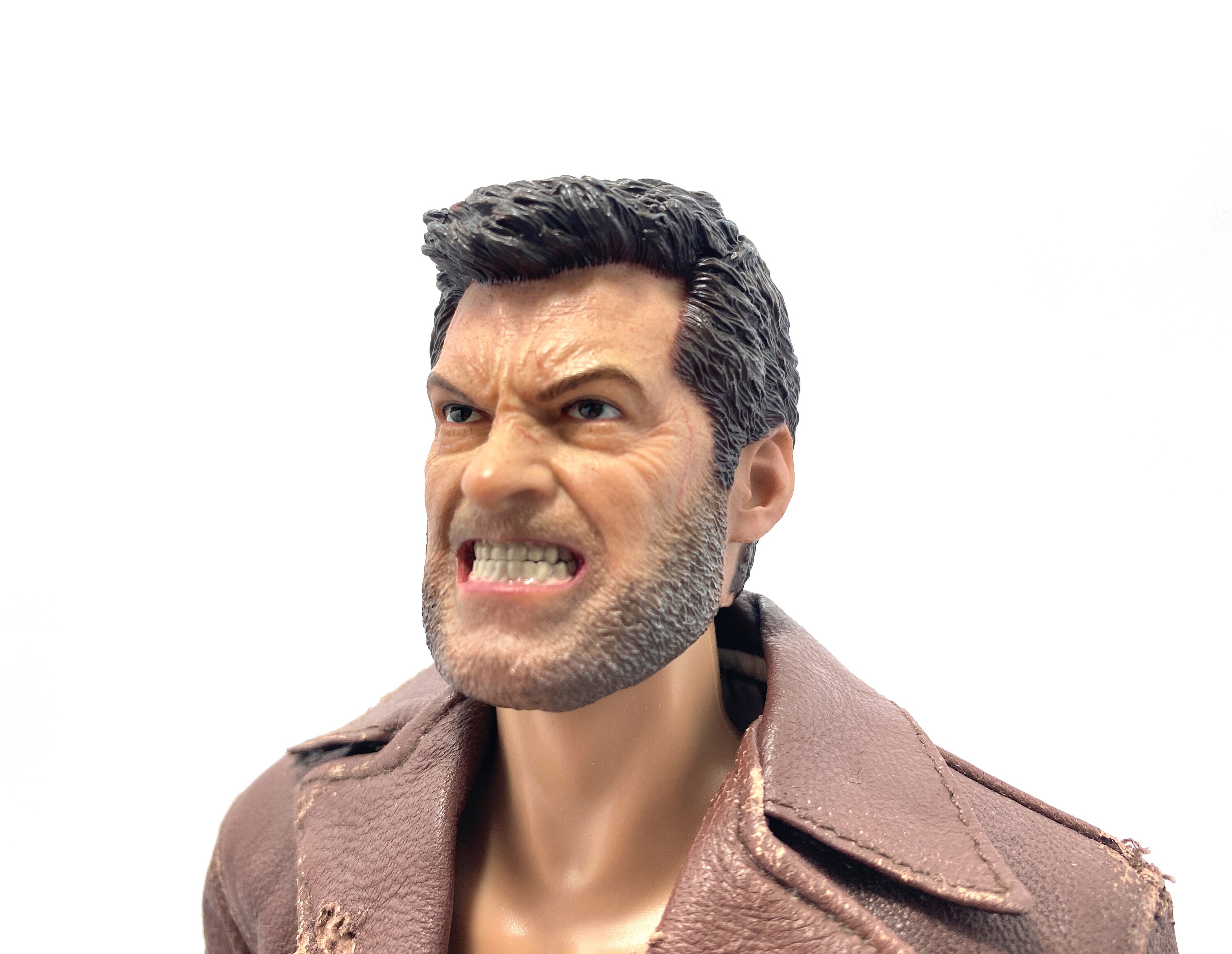 1/6 Scale X-men Rage Logan Wolverine Hugh Jackman Head Sculpt - Etsy