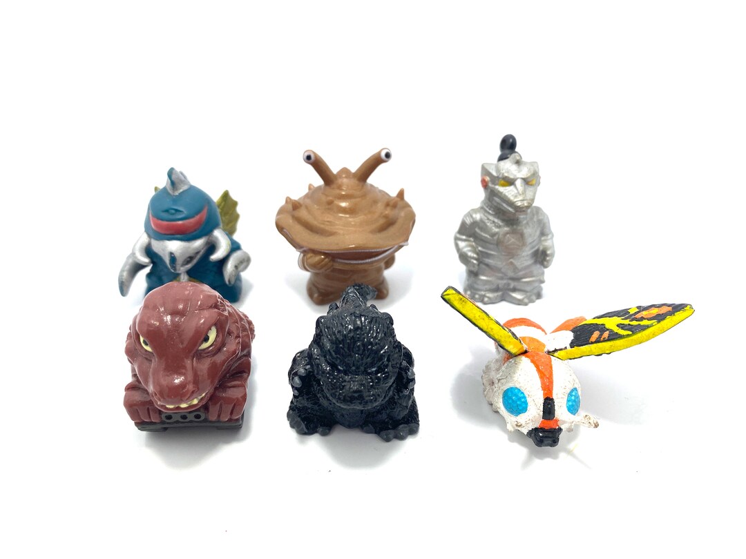 Godzilla Movies Monster Series Mini SD Figure Japan Toys - Set 2 - Etsy