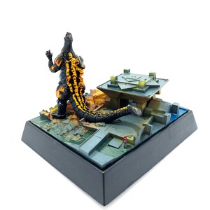 Godzilla 1995 Bandai Polystone Diorama Vintage Mini Figure HG Japan ...