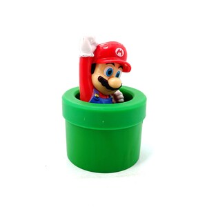 Super Mario Bros. Collection Model Toys Figure - Mario in Warp Pipe - Etsy