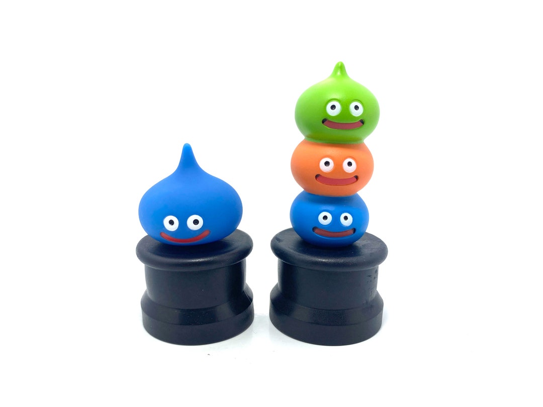 Dragon Quest X Monster Chess Piece: Slime & Tower Slime Figures - Etsy