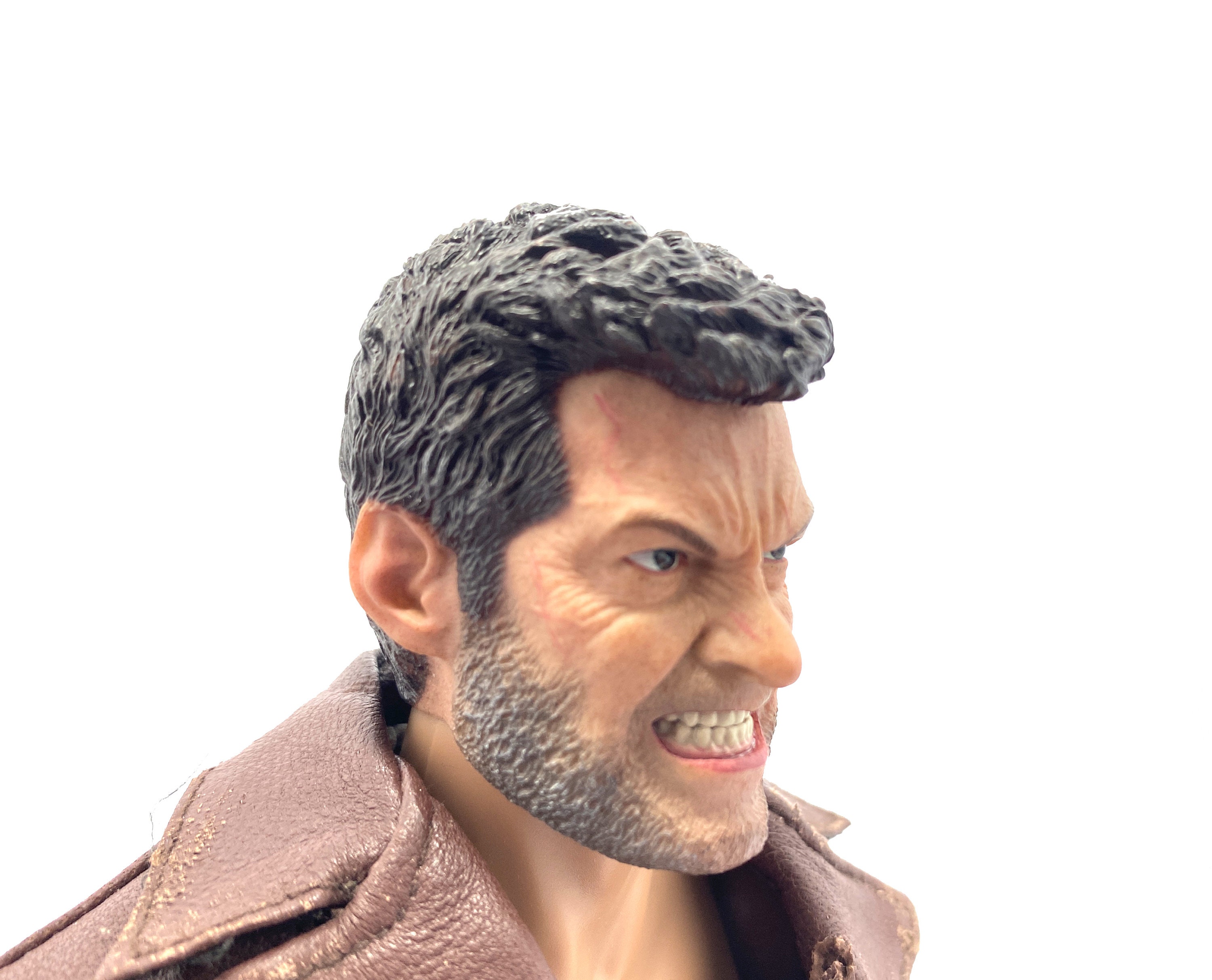 1/6 Scale X-men Rage Logan Wolverine Hugh Jackman Head Sculpt - Etsy
