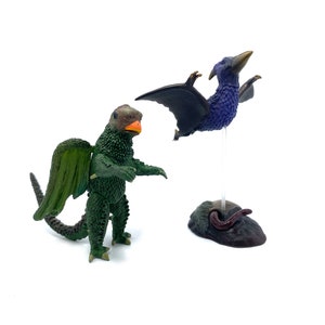 Gamera Gappa Obelisk Kaiju Movie Mini Figure Vintage Japan Toys - Etsy