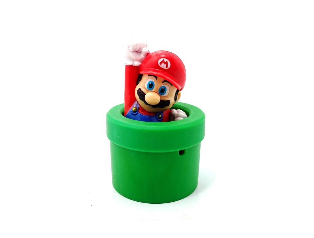 Super Mario Bros. Collection Model Toys Figure - Mario in Warp Pipe - Etsy