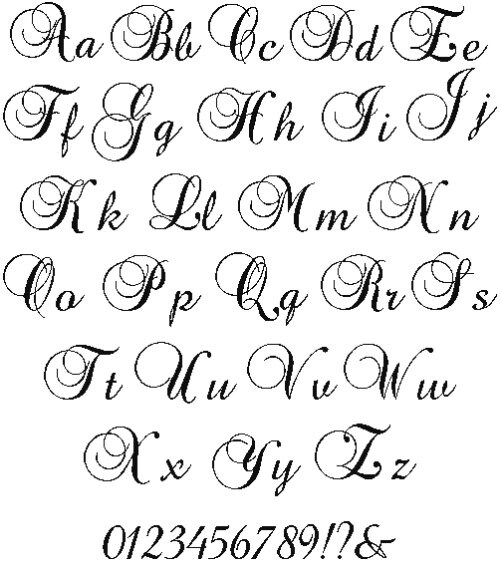 Large Handwriting Cross Stitch Alphabet Large Cross Stitch | Etsy