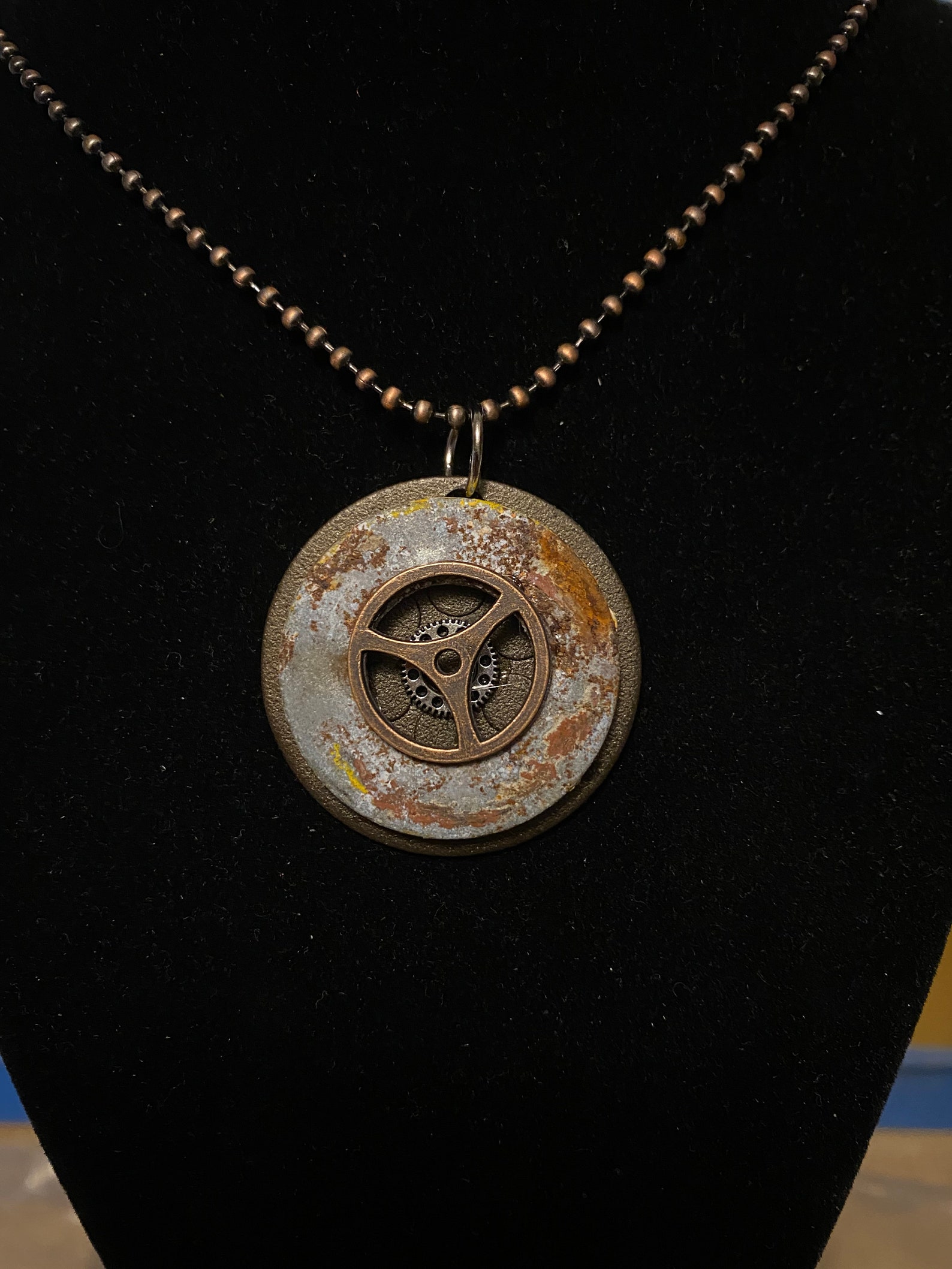 Repurposed Washer Pendant - Etsy