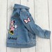 Girls Pink Embroidered Disney Jacket With Swarovski Crystals, Minnie ...