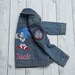 Sega Sonic Embroidered Denim Jacket, Hedgehog Jacket, Hedgehog Toddler ...