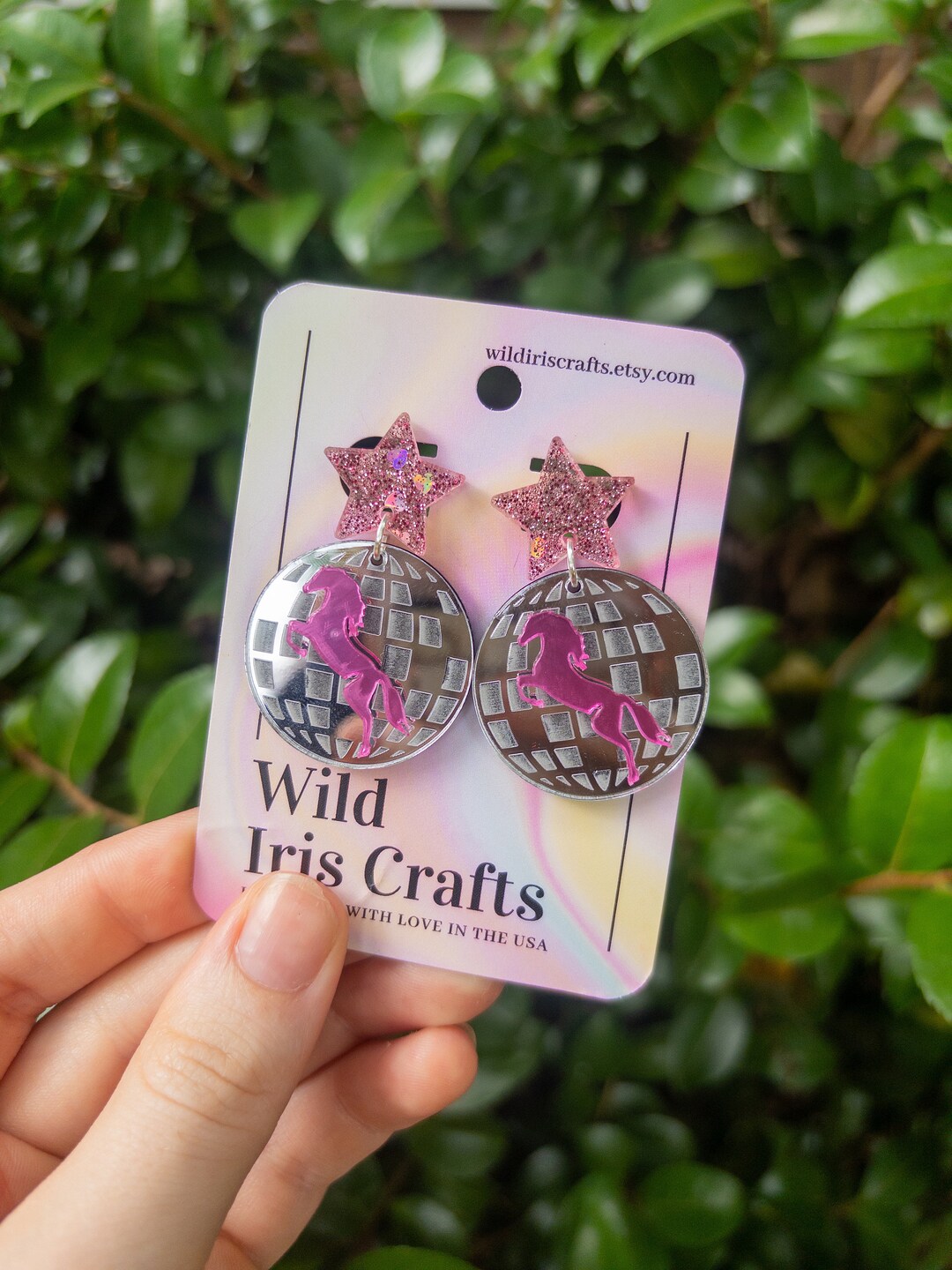 Pink Pony Club Chappell Roan Midwest Princess Disco Star Earrings - Etsy