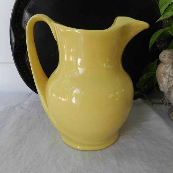 Yellow Pitcher - Etsy