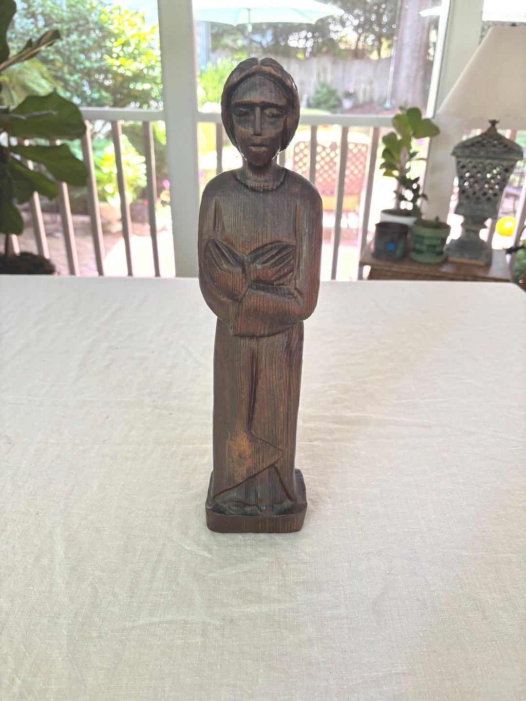 Hand Carved Wooden Santos - Spanish Religious Folk Art - Etsy