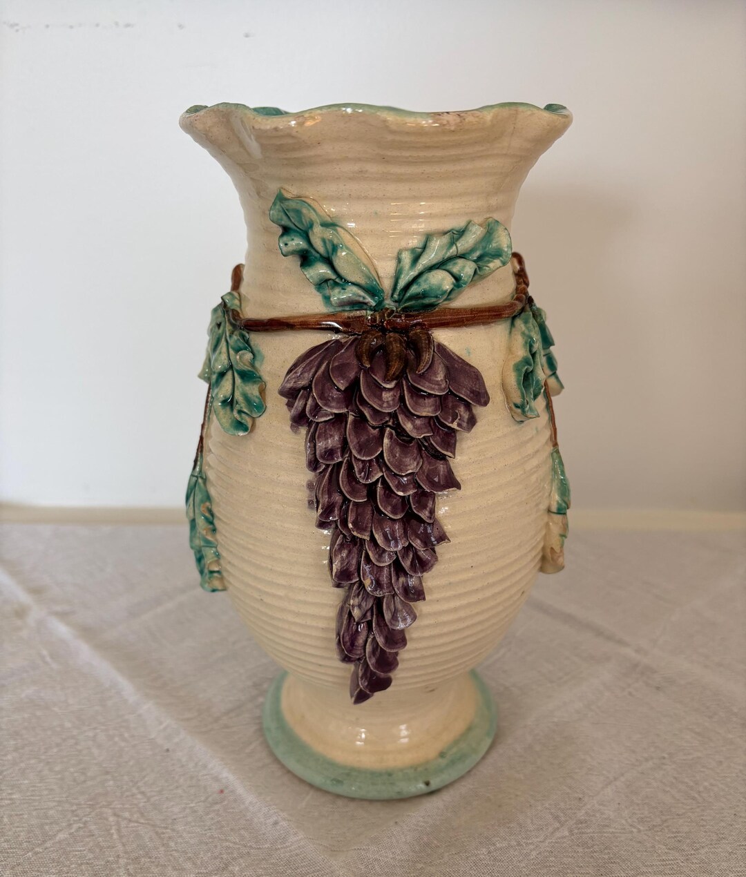 Italian Lilac Pottery Vase - Etsy