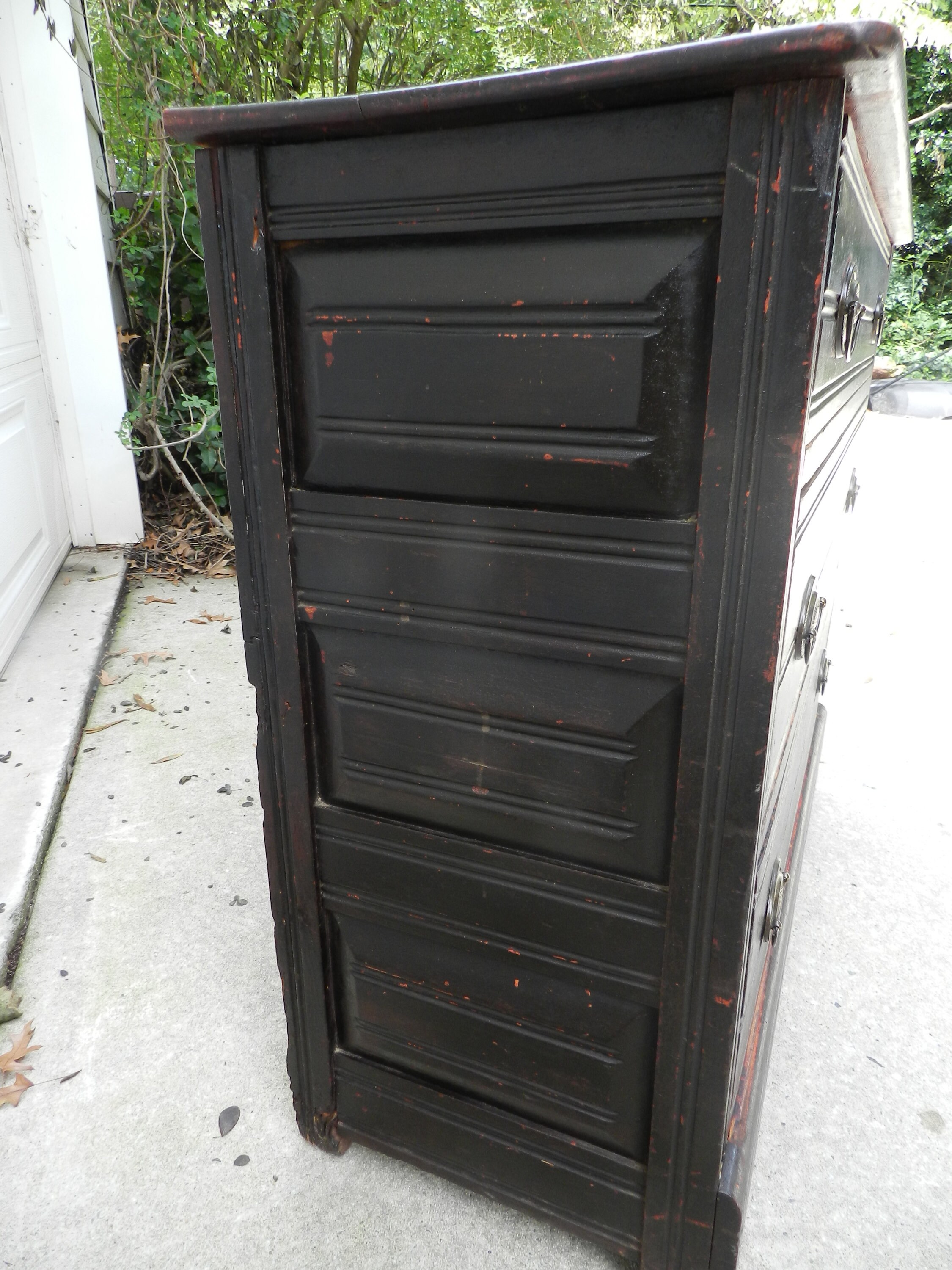 Charming Vintage Black Primitive Chest of Drawers - Etsy