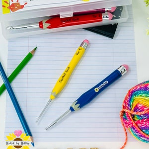 Pencil Perfect Crochet Hook, Crochet Hooks, Custom Crochet Hook, Hooked ...