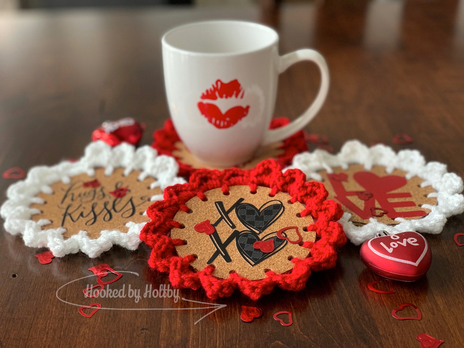 Cork Board Coaster Pattern, DIY Crochet Coasters, Digital Download ...