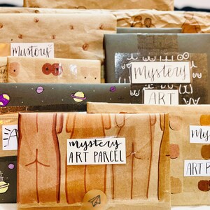 Mystery Art Parcels - Etsy