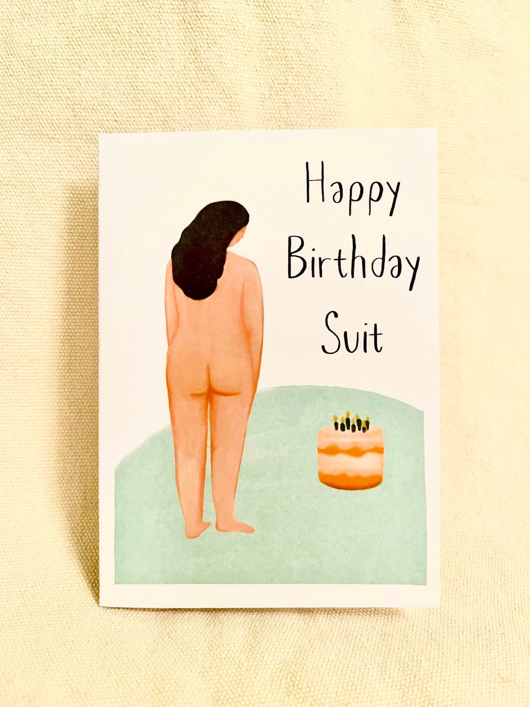 Happy Birthday Suit - Greeting Card - Etsy