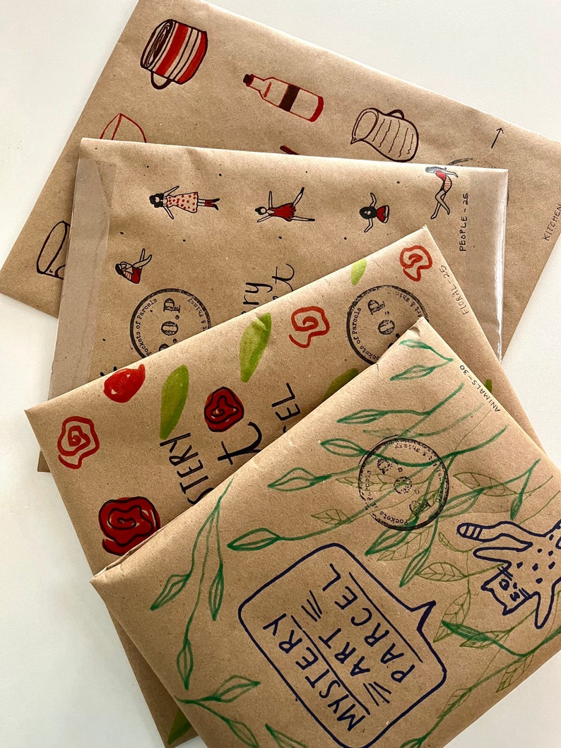 Mystery Art Parcels - Etsy